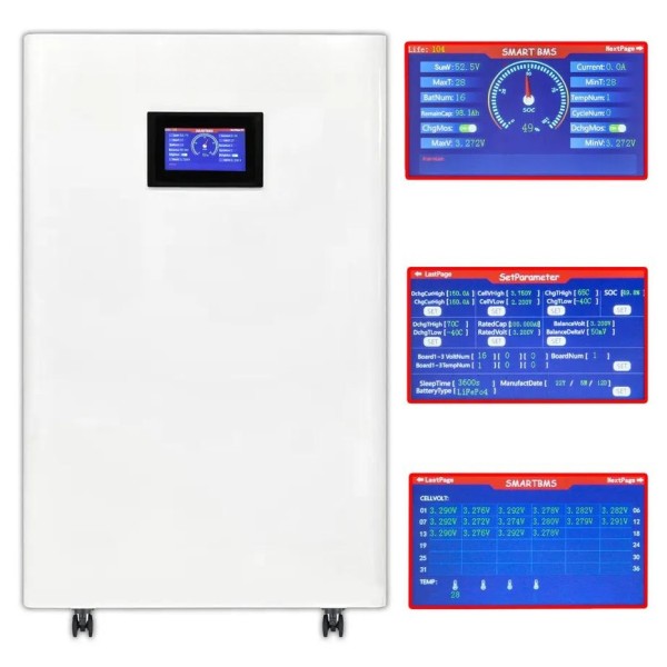 Quality 48V 300Ah Powerwall Solar Battery 5KWh 10KWh 15KWh Energy Storage Lithium Battery for sale