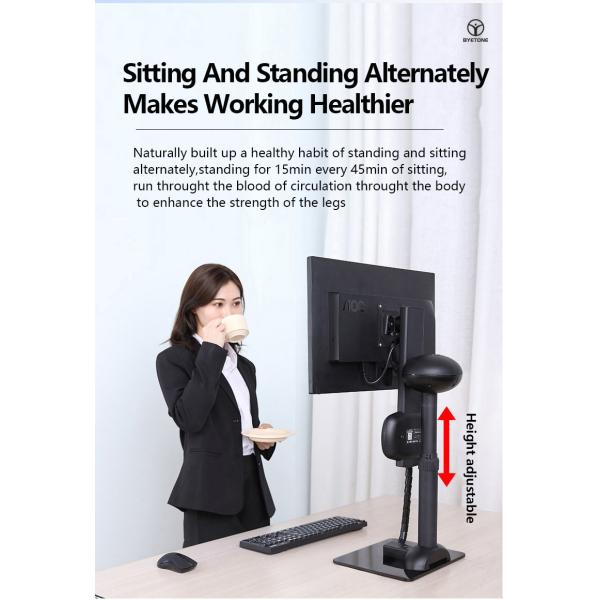 Quality Unique Black Monitor Arm Stands Rotation Automatic Adjustable for sale