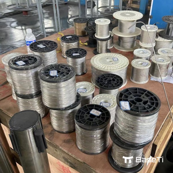 Quality Ti-6Al-4V Titanium Alloy Wire Industrial ASTM B348 F67  For Marine Aerospace for sale