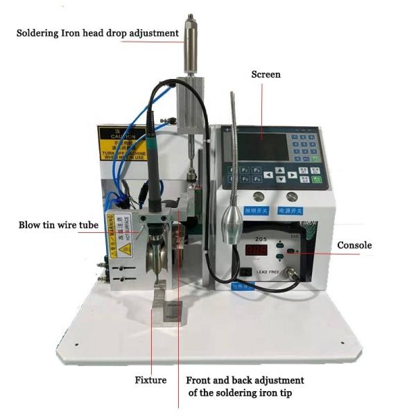 Quality Semi-Automatic Terminal Wiring Harness Welding Machine for PCB LED Terminal for sale