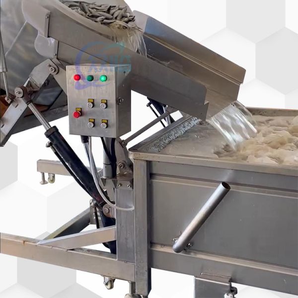 Quality Remote Control Shrimp Processing Machine Automatic Lifting Feature for sale