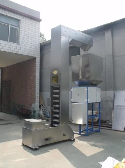 Quality Solid Food Grains Z Type Bucket Elevator Conveyor 304 Stainless Steel for sale