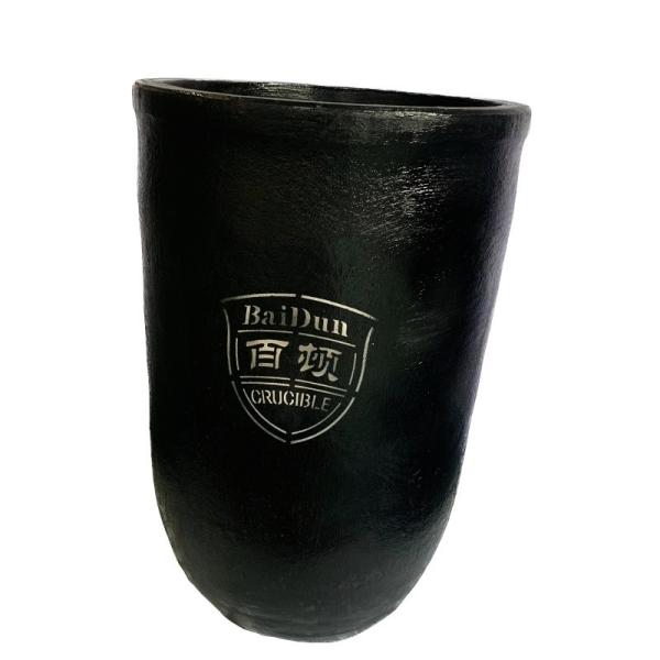 Quality Smooth Graphite Carbon Crucible Alkalis Resistant Cylindrical Shape for sale