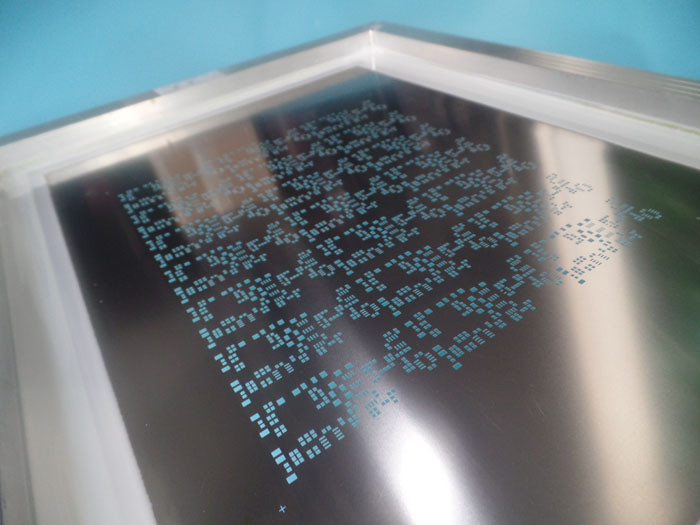 Quality SMT Assembly Solder Paste Stencil | PCB Stencil with aluminum frame 420 mm x 520 for sale