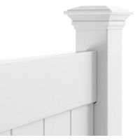 Quality Garden Outdoor White PVC Plastic Vinyl Privacy Fencing for sale