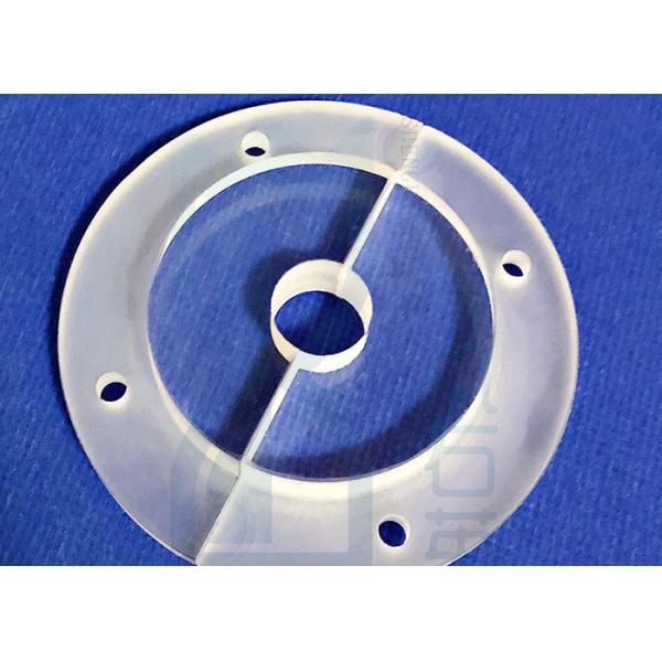 Quality Thick Fused Polished 20/40 Quartz Glass Plates for sale