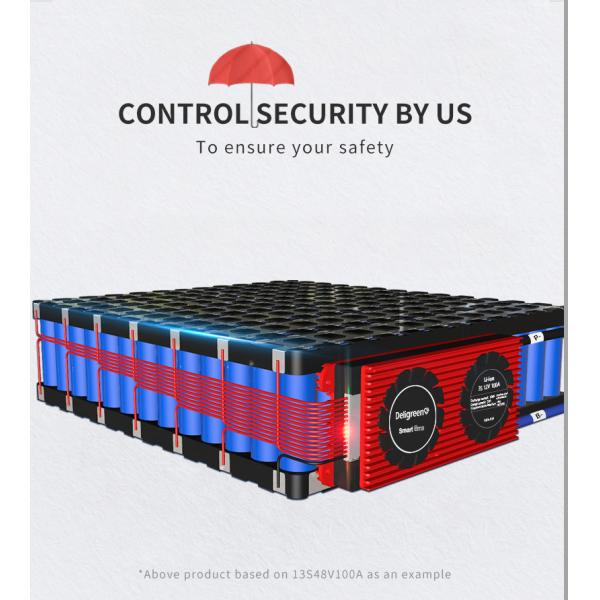 Quality 4S 12V 250A NCM Battery Management System BMS With Fan for sale