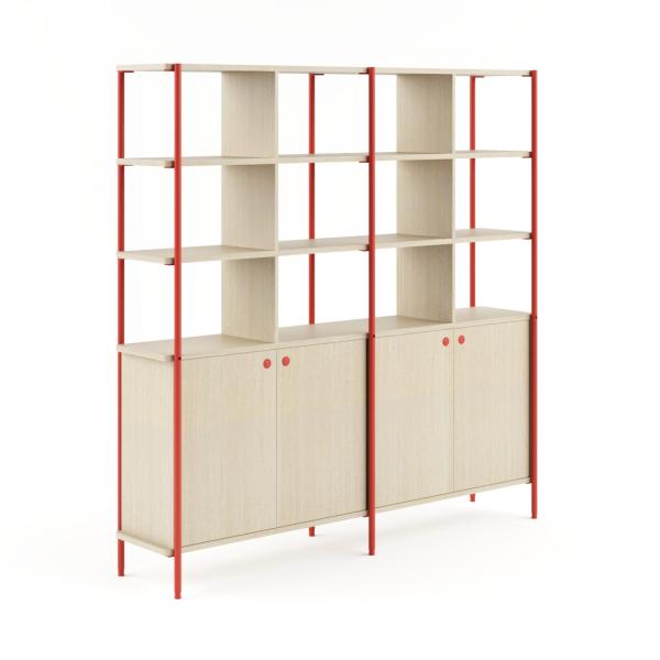 Quality FLEX Modular Storage Unit Partition Cabinet Office Versatile Organization for sale