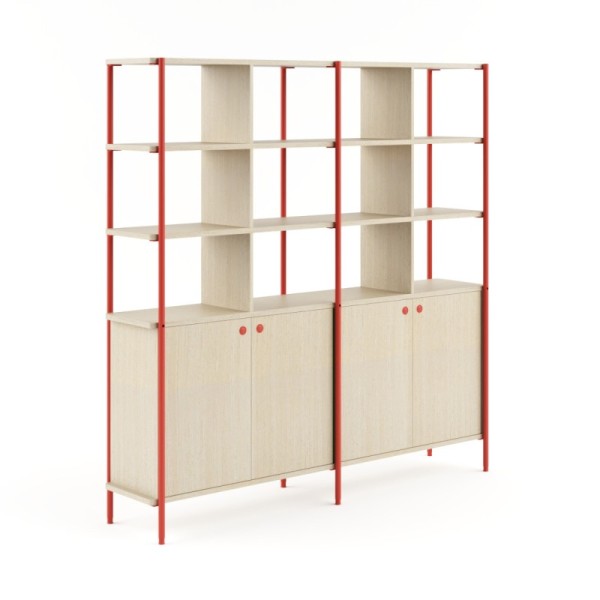 Quality FLEX Modular Storage Unit Partition Cabinet Office Versatile Organization Solution for sale