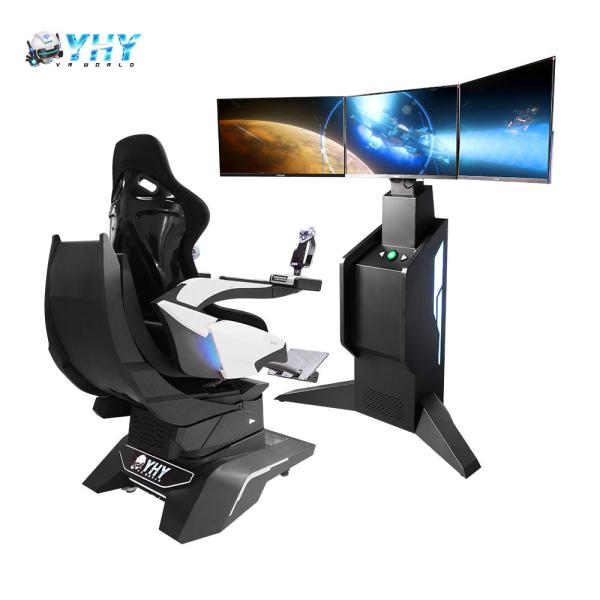 Quality Virtual Reality Flight Simulator Games Vr Headset Big Screens Logitech X52 Stick for sale