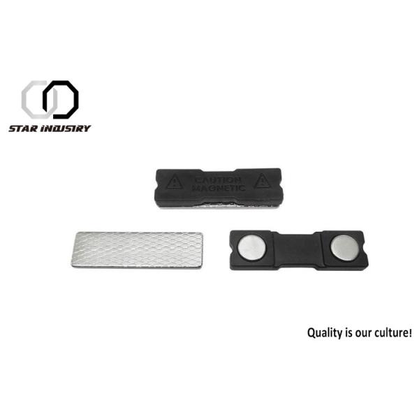 Quality Customized Magnet Name Badge , magnetic Tag Holder bar assembly Tight Tolerance for sale