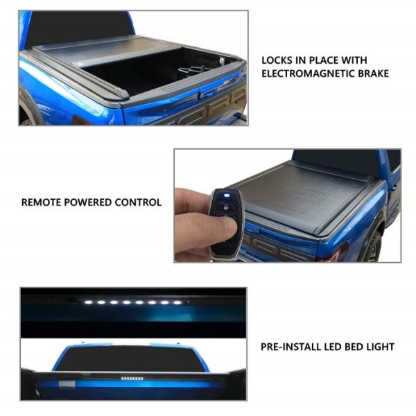 Quality Electric Retractable Roller Shutter Tonneau Lid Suitable for Jeep Gladiator JT for sale