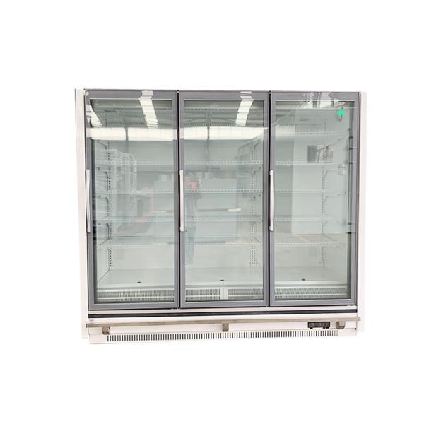 Quality 3 Door Upright Display Freezers With Remote Condensing Unit for sale
