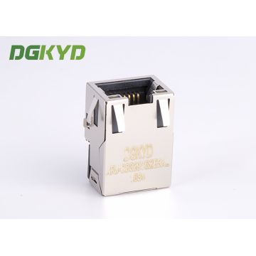 Quality SMT Sinking Below PCB 1000BASE Integrated Magnetics Rj45 Network Jack For for sale