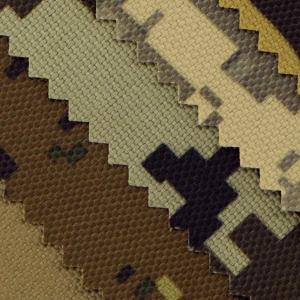 Quality 900D 100% polyester camo fabric PU Coated Composited Oxford Fabric for sale