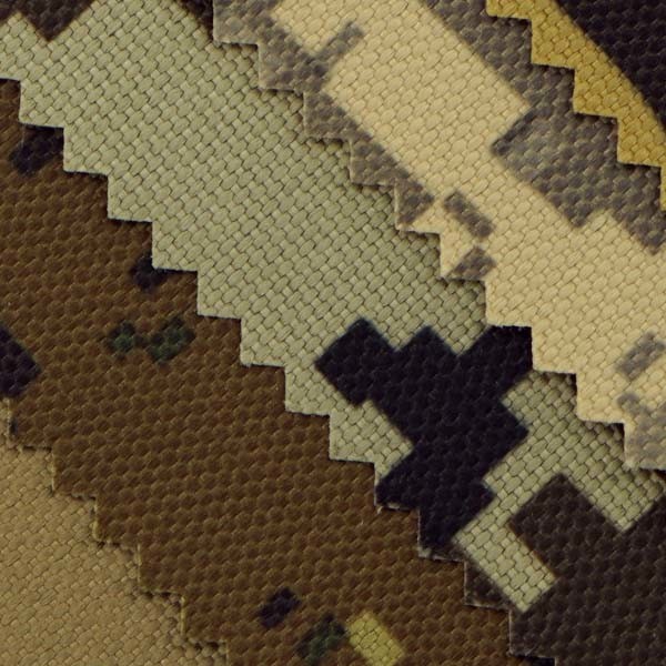Quality 900D 100% polyester camo fabric PU Coated Composited Oxford Fabric for sale