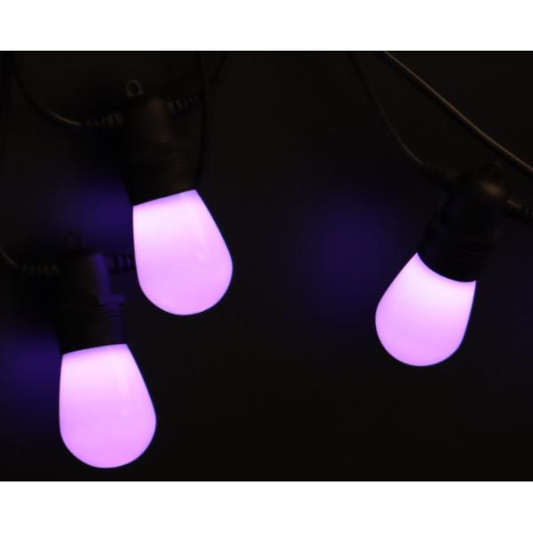 Quality 50FT Outdoor Weatherproof Flexible LED Smart Light String Hanging Socket Perfect for sale