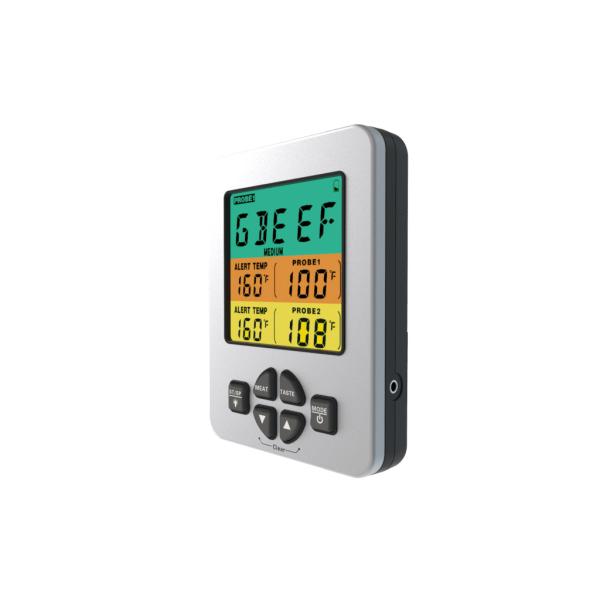 Quality Long Range Digital Wireless Meat Thermometer 2 Probes With Alarm For Smoker for sale