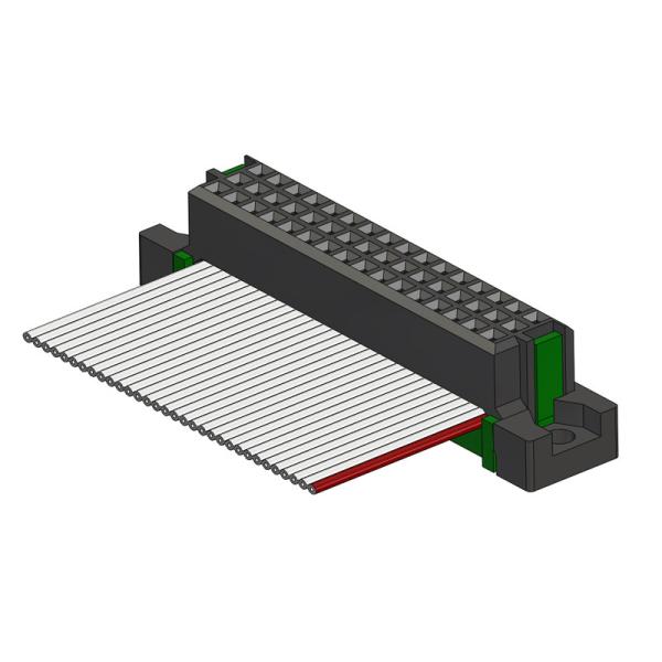 Quality 32P Female Socket PBT IDC DIN 41612 Signal Connectors for sale