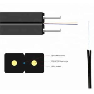 Quality FTTH Singlemode FRPKFRP Steel Strength Member Fiber Optic Cable for sale