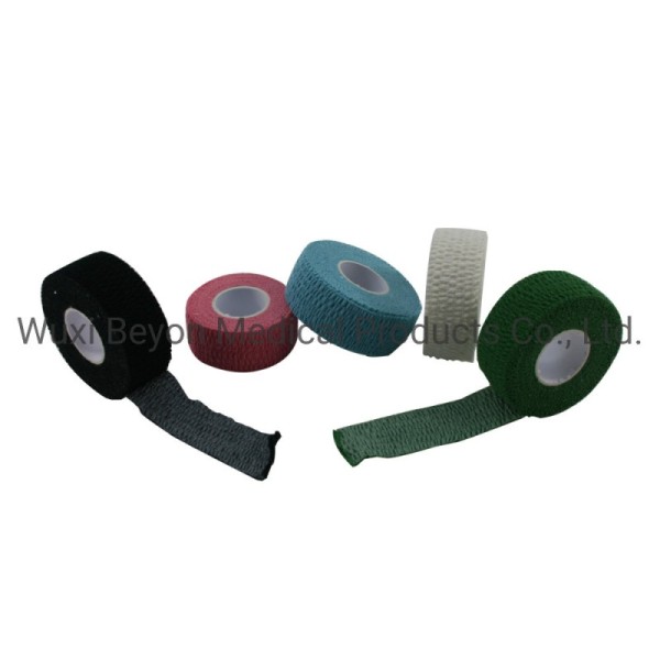Quality Hand Tearable Elastic Adhesive Bandage 10cm 7.5 Cm Tear Flexible Adhesive Weightlifting for sale