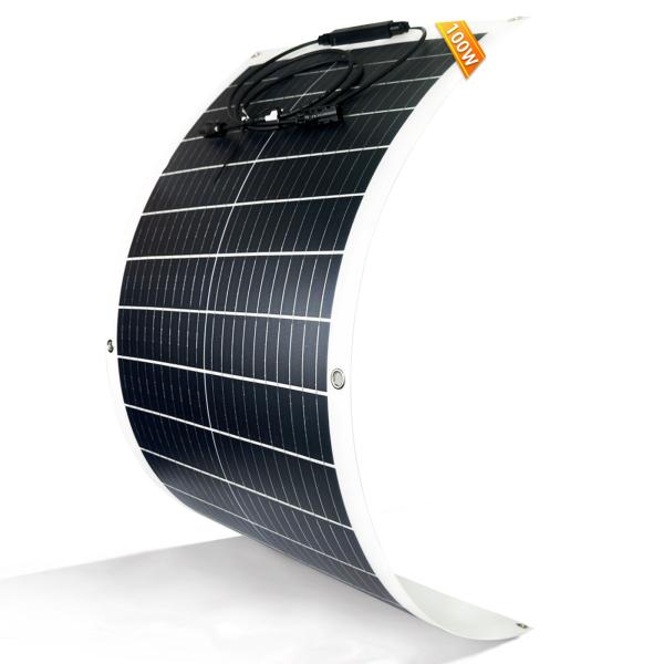 Quality 100w Flexible Solar Panel 12v For Caravan Rv Boat Cabin Home Camper Van Shed Uk for sale