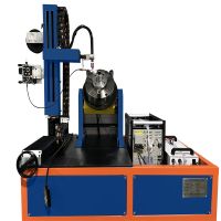 Quality Industrial Flange Welding Machine 0-20mm Swing DN20-500 for sale