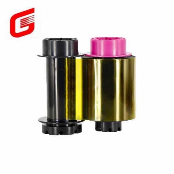 Quality Carton Size 48X35.5X26 cm PR5002-R4C Color Ribbon for NISCA PR-C201 ID Card for sale