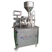 Quality Touch Screen 40L Hopper Tube Filling And Sealing Machine 1000bph for sale