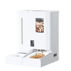 Quality ​Dual Feeding Pet Automatic Feeders No Filter Needed ​Voice Assistant Control for sale