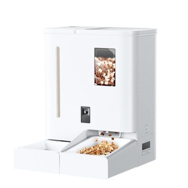 Quality ​Dual Feeding Pet Automatic Feeders No Filter Needed ​Voice Assistant Control for sale