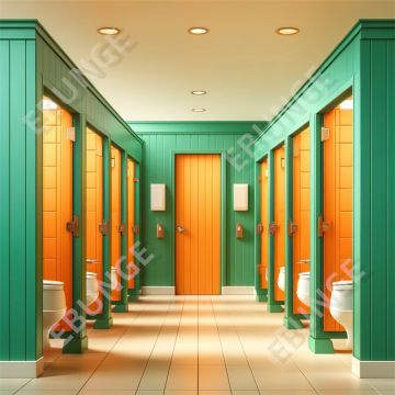 Quality High Pressure Laminate Toilet Cubicle for Durability and Scratch Resistance for sale