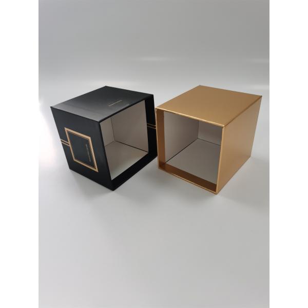 Quality Biodegradable Cardboard Candle Packaging Box Glossy Lamination for sale