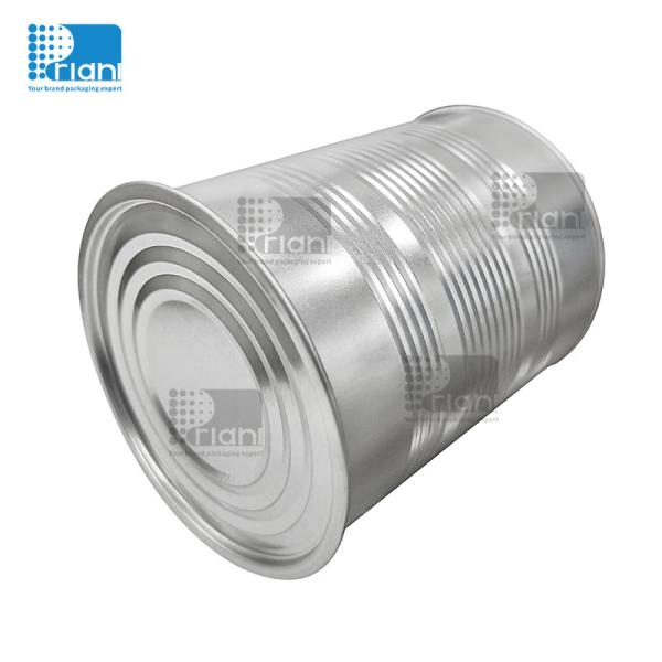 Quality Round Food Safe Metal Tins Metal Tinplate Food Tin Packaging for sale