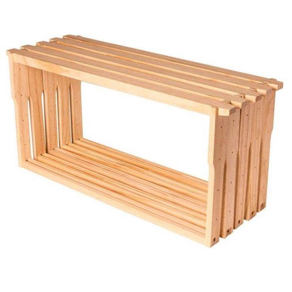 Quality Wholesale Customizable Fir Wood Langstroth Size Beehive Frame for Beekeeping for sale