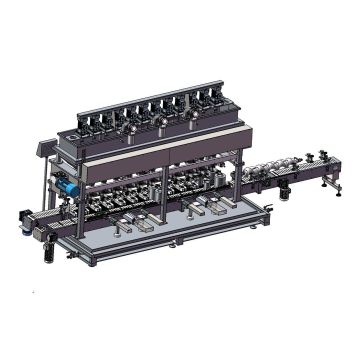 Quality High Speed And Precision Three Row Push Weighing Filling Machine For 10-30L for sale