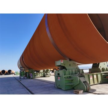 Quality Monopile Offshore Foundation Welding Production Line 2000t Assembling Rotator for sale