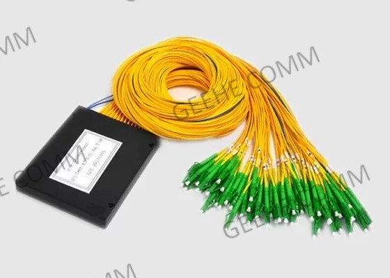 Quality Singlemode 2.0mm 2×64 PLC Passive Fiber Optic Cable Splitter for sale