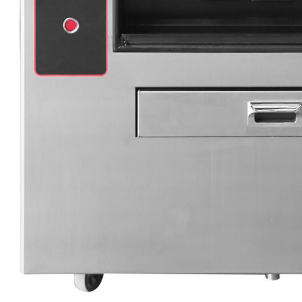 Quality Commercial Catering Equipments Double Layer 6 Grids Fish Grill Machine for for sale