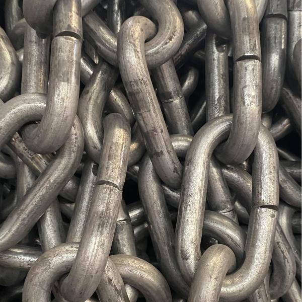 Quality 76mm Grade3 High - Strength Alloy Steel Spray Paint Stud Link Anchor Chain for sale