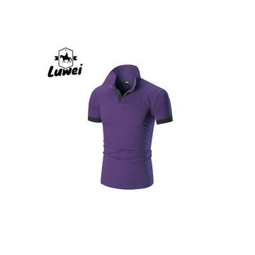 Quality Plus Size Cotton Polo T Shirts Muscle Collared Sublimation Fitted Soft Knit for sale