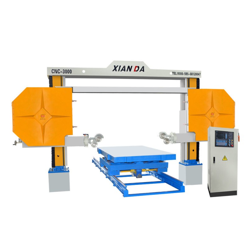 CNC-2500 Diamond Wire Saw Stone Cutting Machine