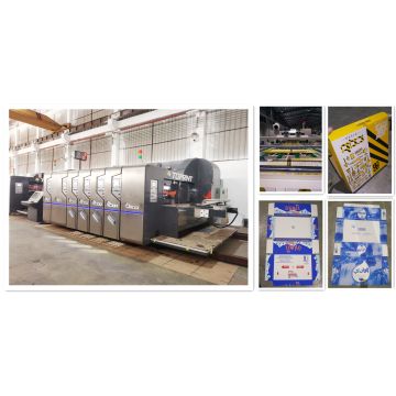 Quality 150 Sheet/Min Corrugated Box Die Cutting Machine Automatic Pizza Box Making for sale