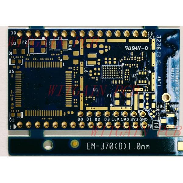 Quality Custom Made Circuit Boards Material FR4 EM370 Halogen Free Blue Solder Mask for sale