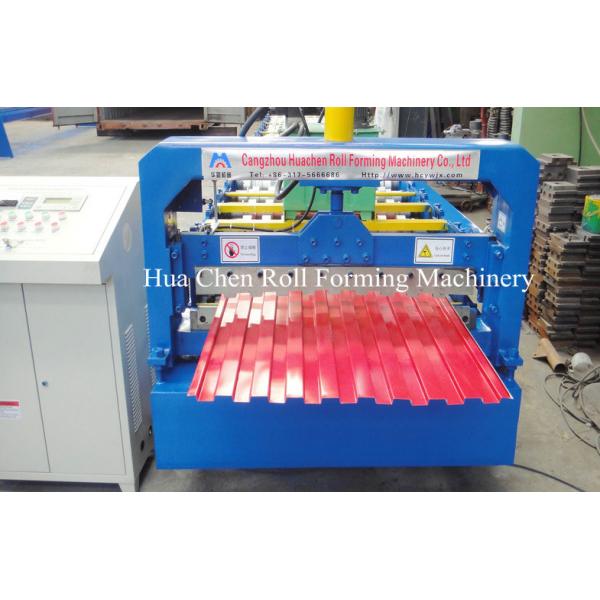 Quality 3kw Color Steel Plate Rolling Shutter Machine 18rows PLC Control for sale