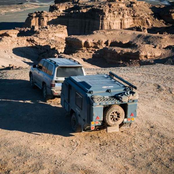 Quality Adventurer NJSTAR Rv 16ft 450W 600W Solar Powered Off Grid Camper for sale