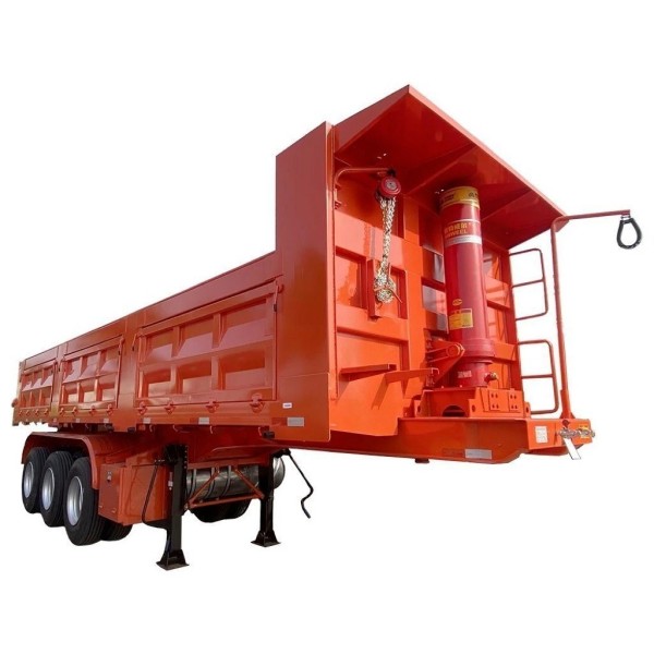 Quality Standard 28ton Self-dumping Semi Trailer for Construction Rubbish Sand Stone Transport for sale