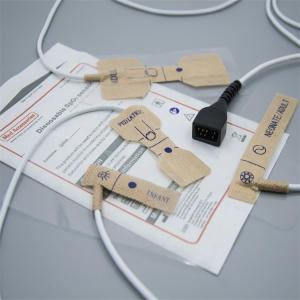 Quality Adhesive Disposable Pulse Oximeter Finger Probe Length 90cm White Color for sale