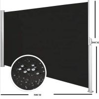 Quality Retractable Side Awning and Waterproof Privacy Divider for Outdoor Garden for sale