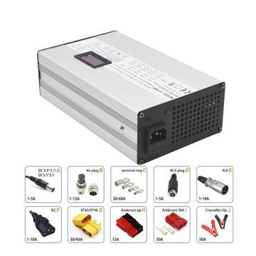 Quality 15A 48V Li Ion Bluetooth Battery Charger Lithium LED Display for sale